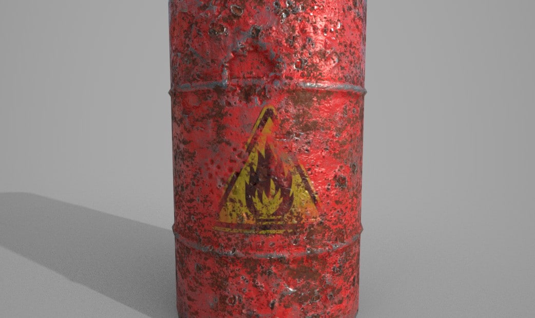 3D model barrel explosive - TurboSquid 1239479