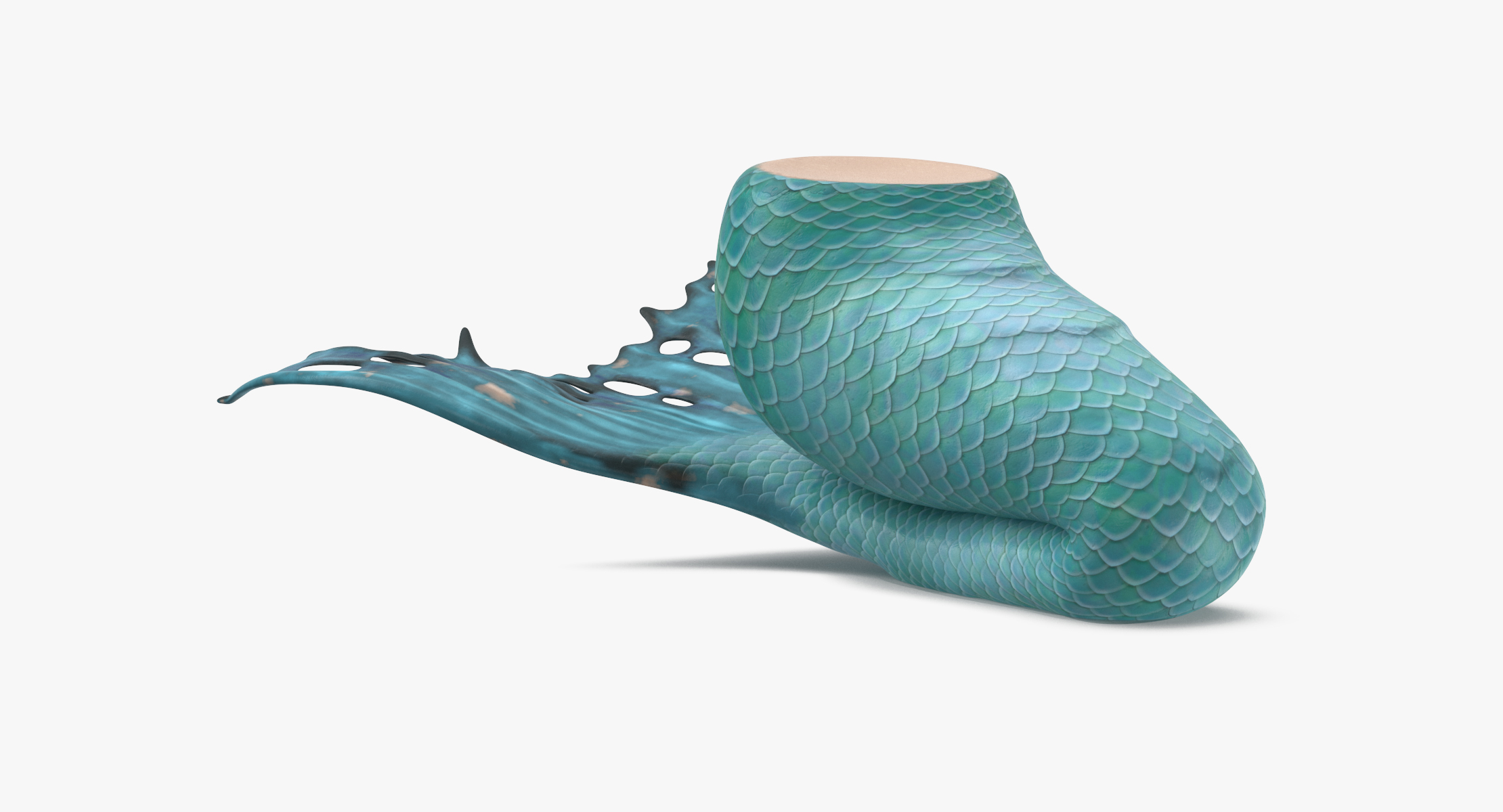 3D mermaid tail sitting - TurboSquid 1239608
