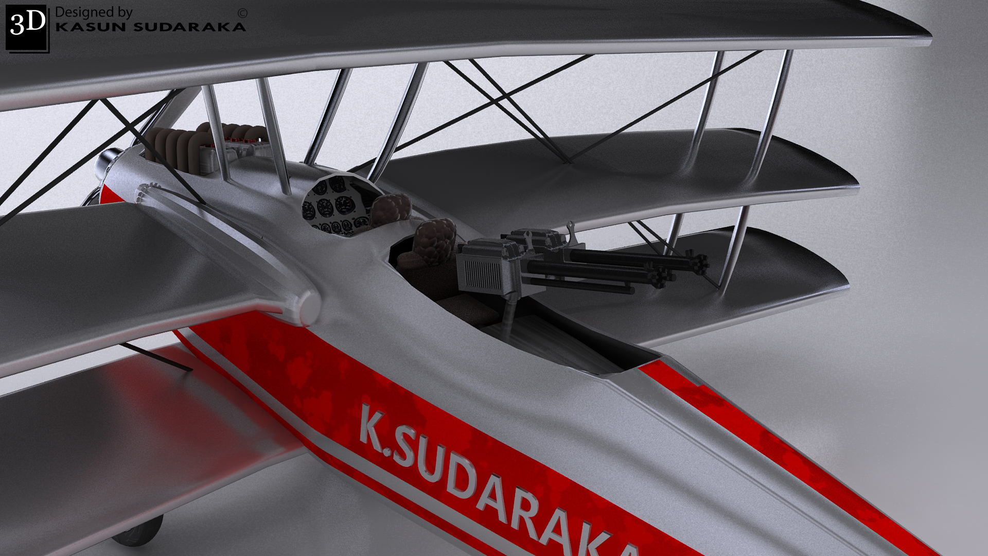 Classic aroplane aircraft 3D model - TurboSquid 1239627