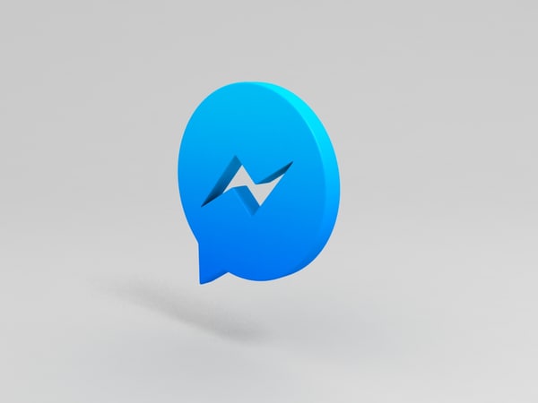 Messenger logo 3D model - TurboSquid 1239704