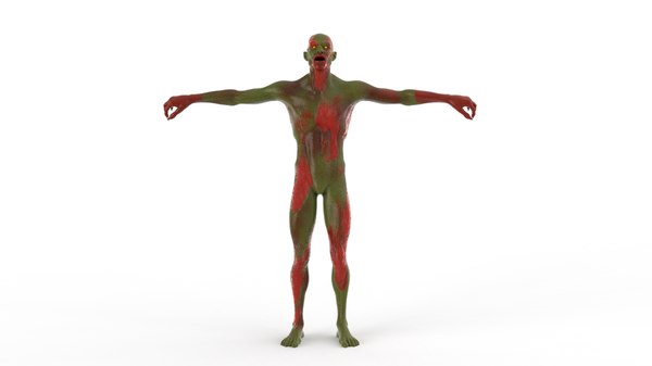modelo 3d Zombie realista - TurboSquid 1239758