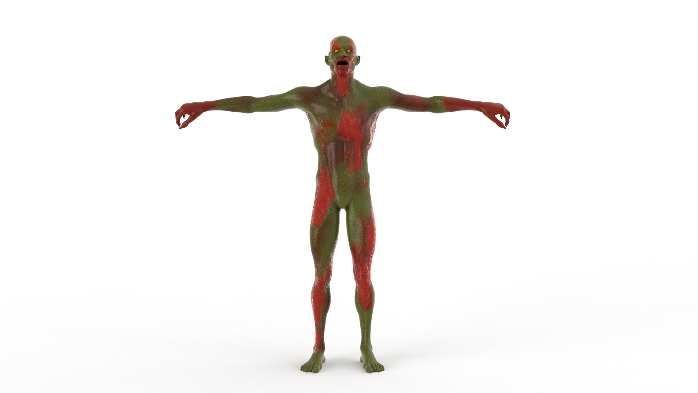 modelo 3d Zombie realista - TurboSquid 1239758