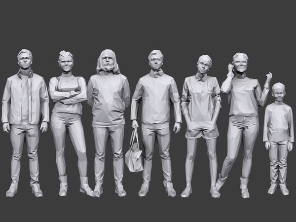 Complete people pack volume 2 model - TurboSquid 1239878