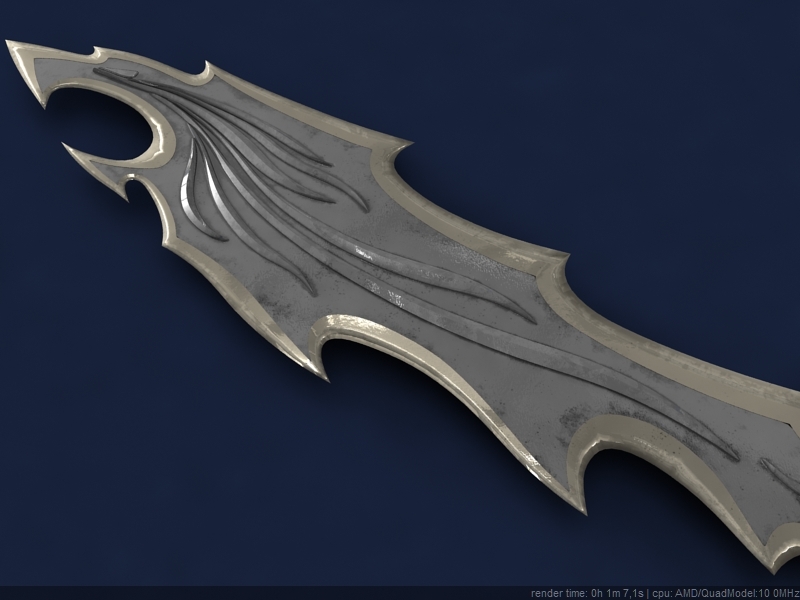 3D model sword wolf - TurboSquid 1239879