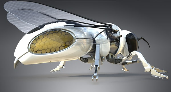 Sci-fi robotics bee 3D model - TurboSquid 1239975