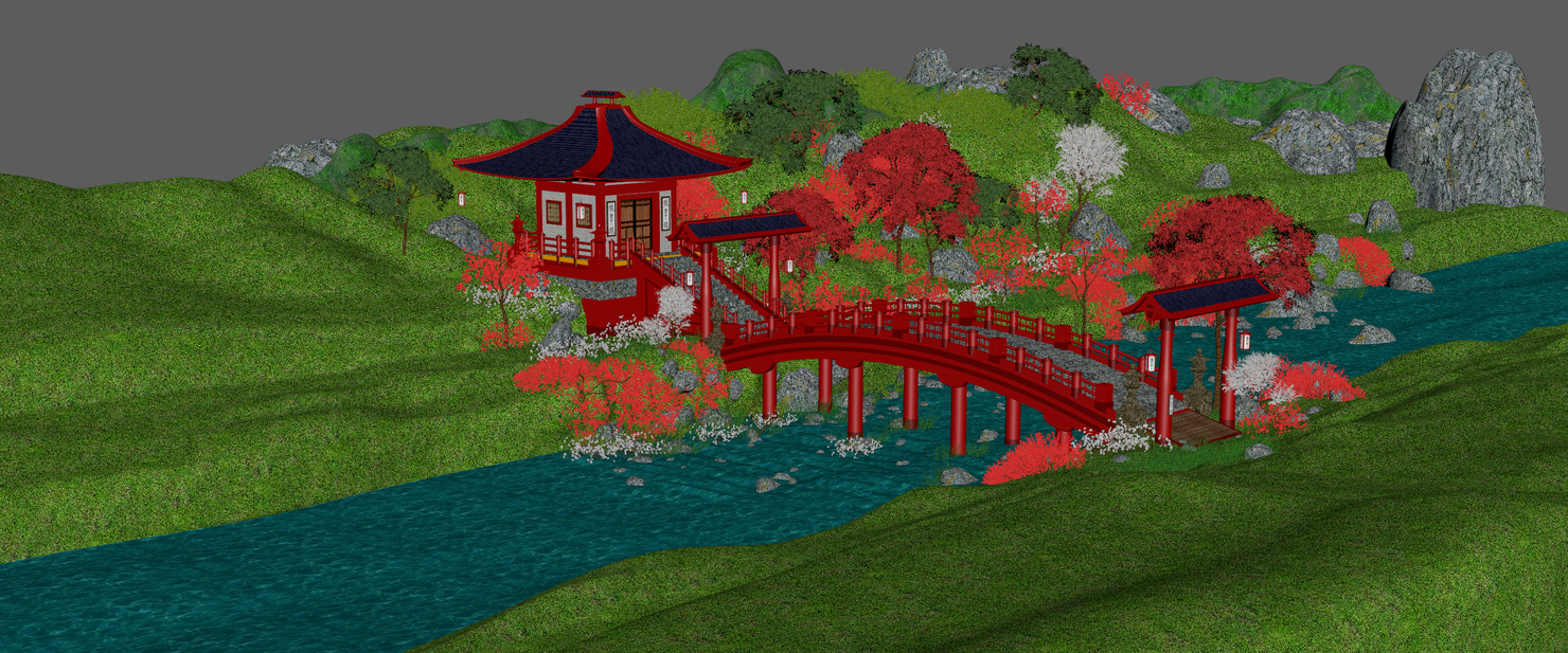 Asian asia 3D model - TurboSquid 1239996