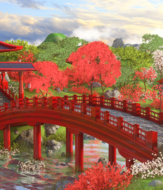 Asian asia 3D model - TurboSquid 1239996