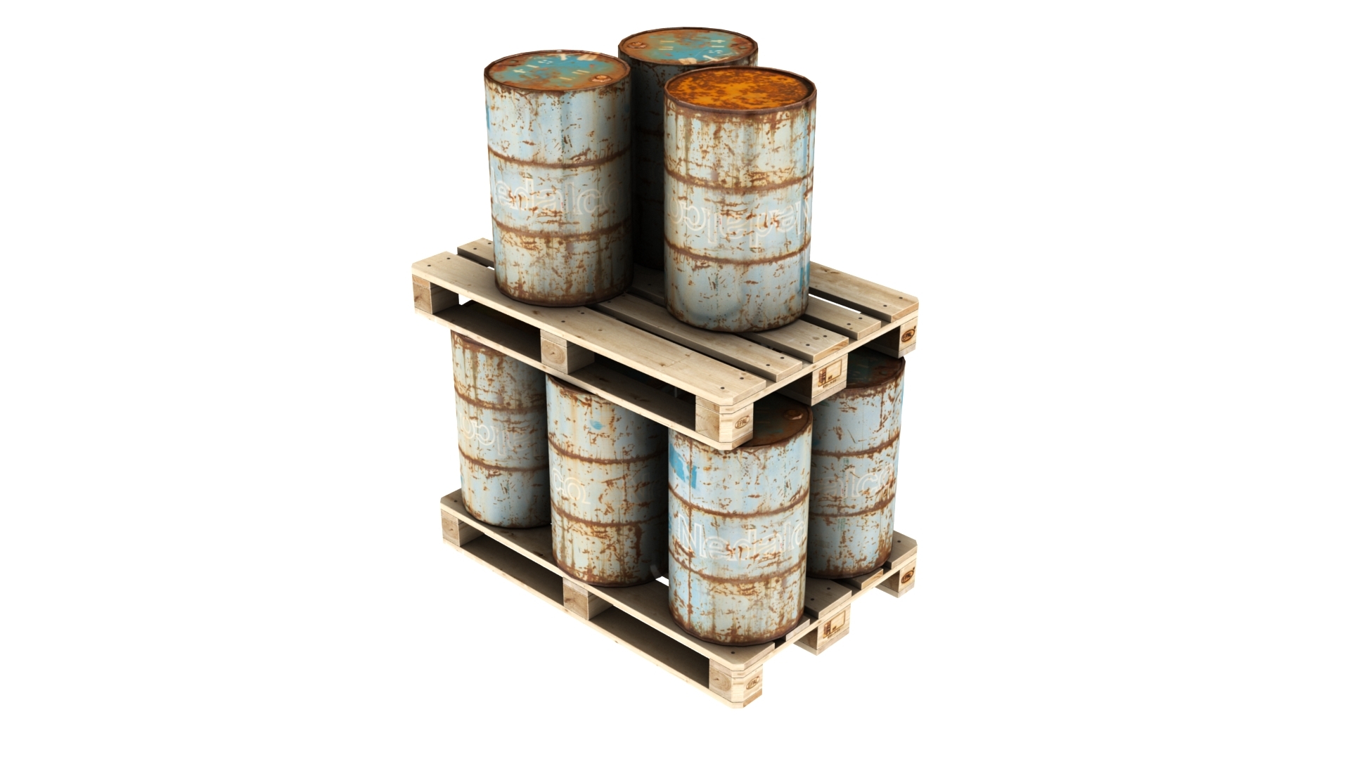 Forklift barrel palette 3D model - TurboSquid 1240216