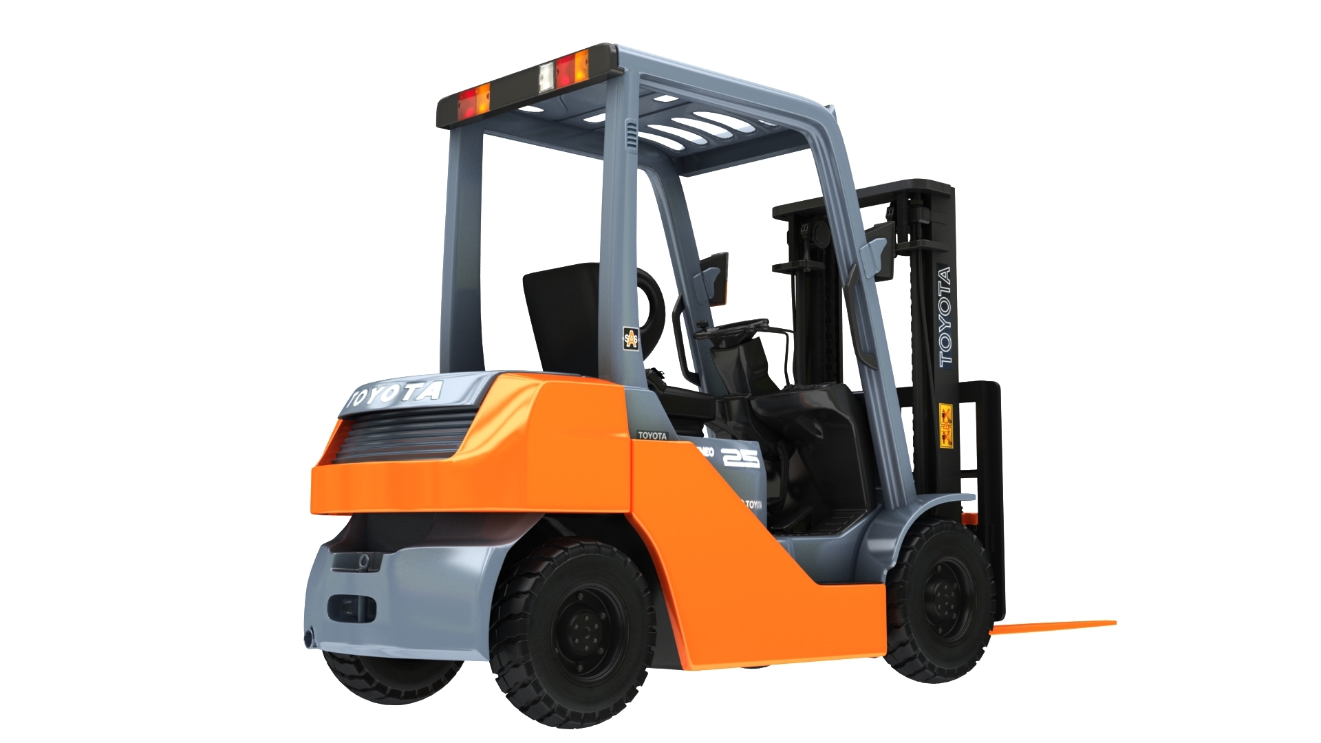 トヨタフォークリフトとパレット3Dモデル - TurboSquid 1240216