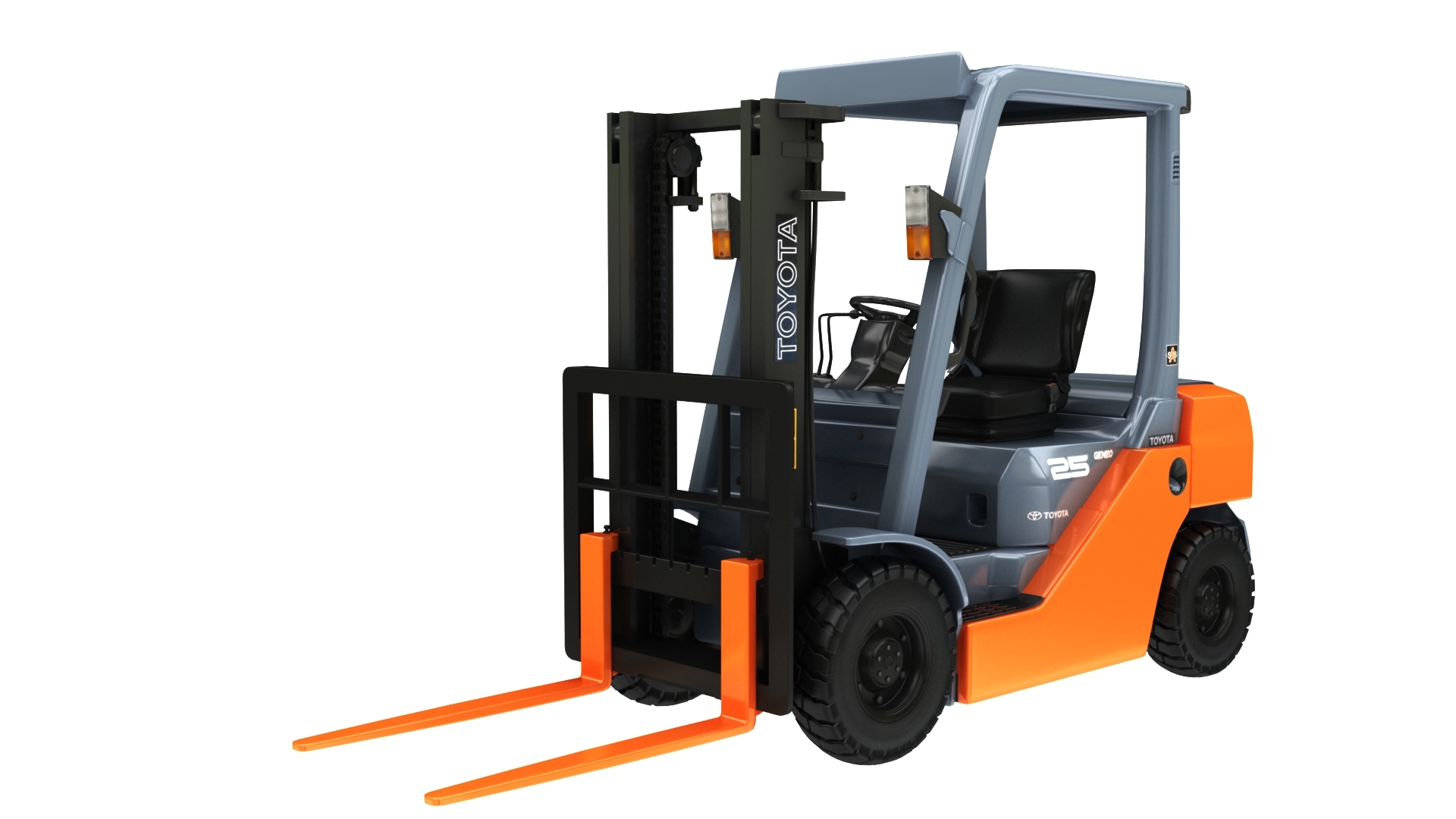 トヨタフォークリフトとパレット3Dモデル - TurboSquid 1240216
