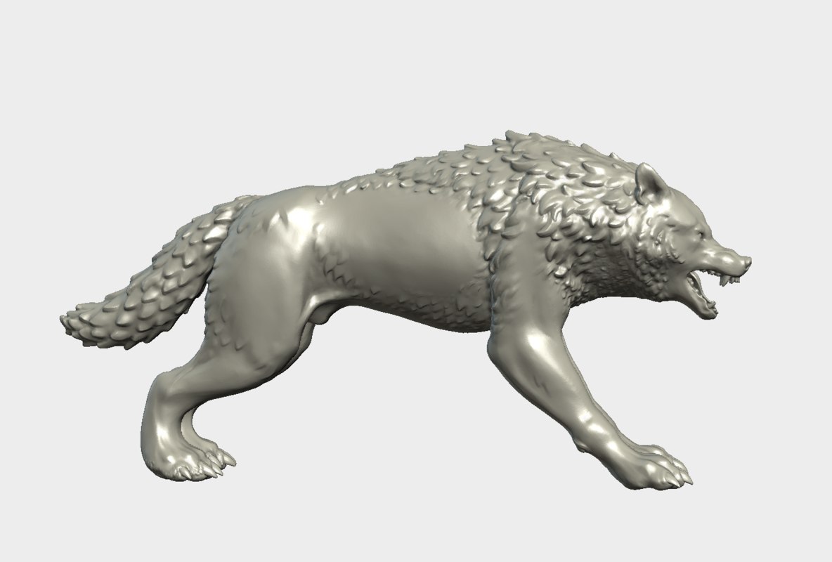 3D model wolf - TurboSquid 1240330