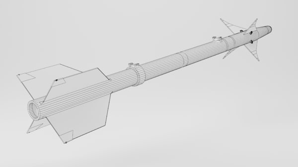 Aim-9 sidewinder missile 3D model - TurboSquid 1240606