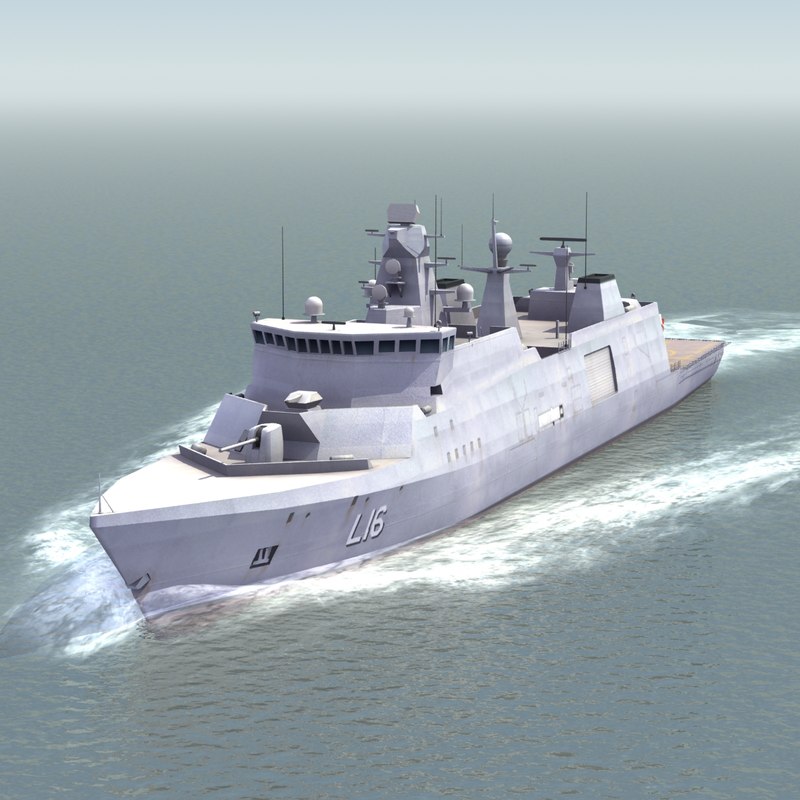 3D command frigate absalon model - TurboSquid 1240612