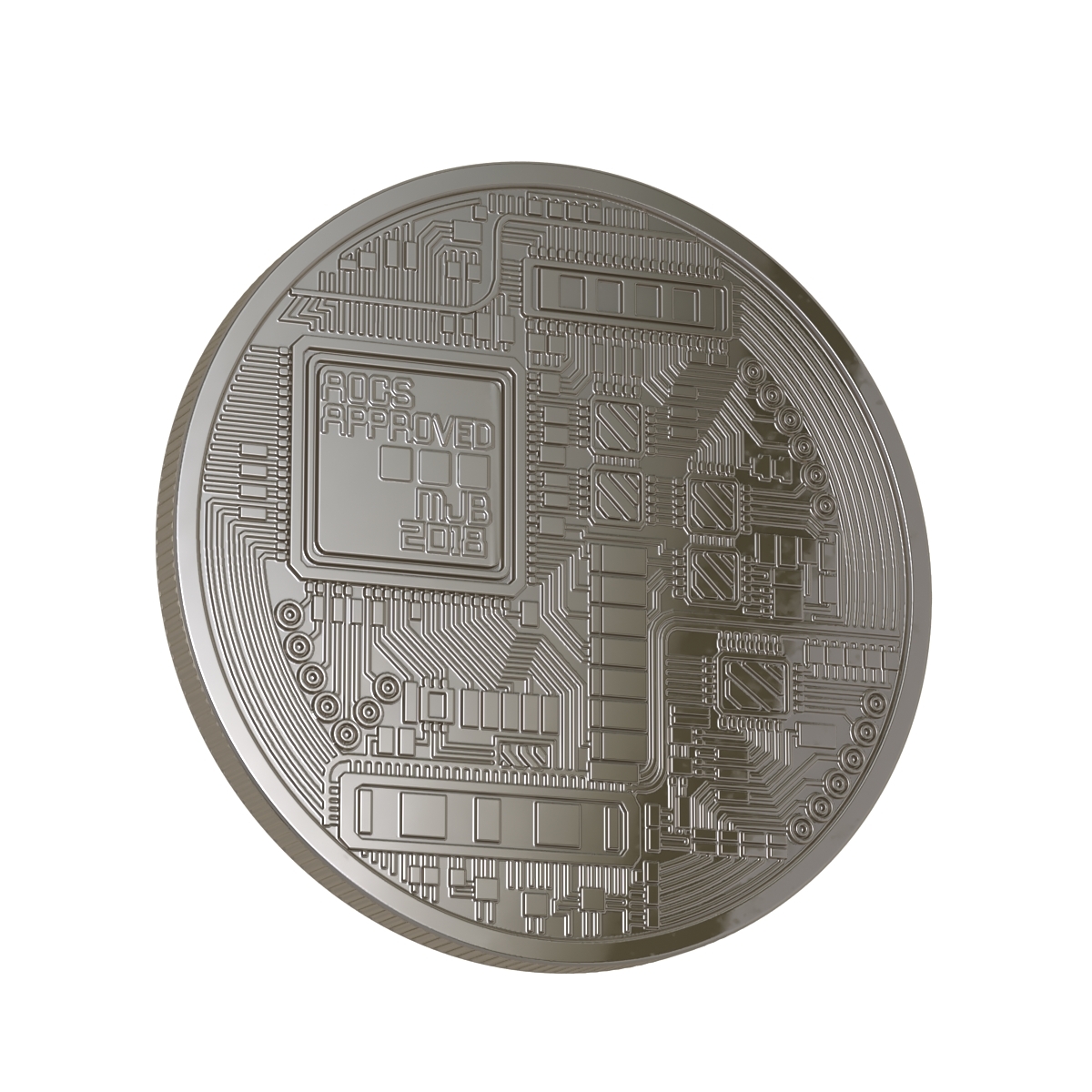 Bitcoin coins 3dprint 3D model - TurboSquid 1240693