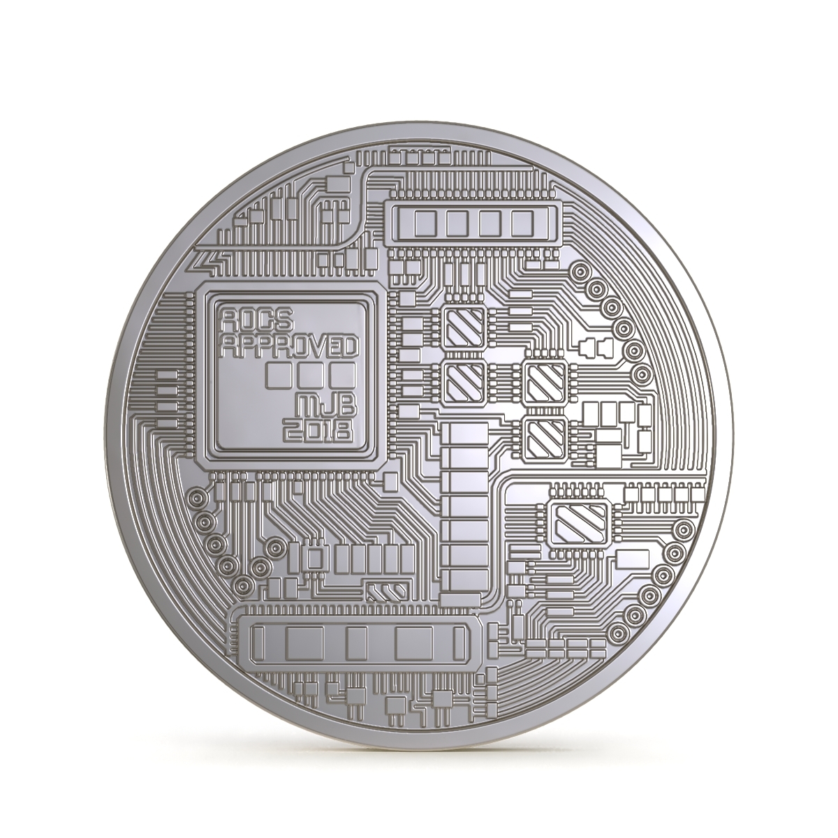 Bitcoin coins 3dprint 3D model - TurboSquid 1240693