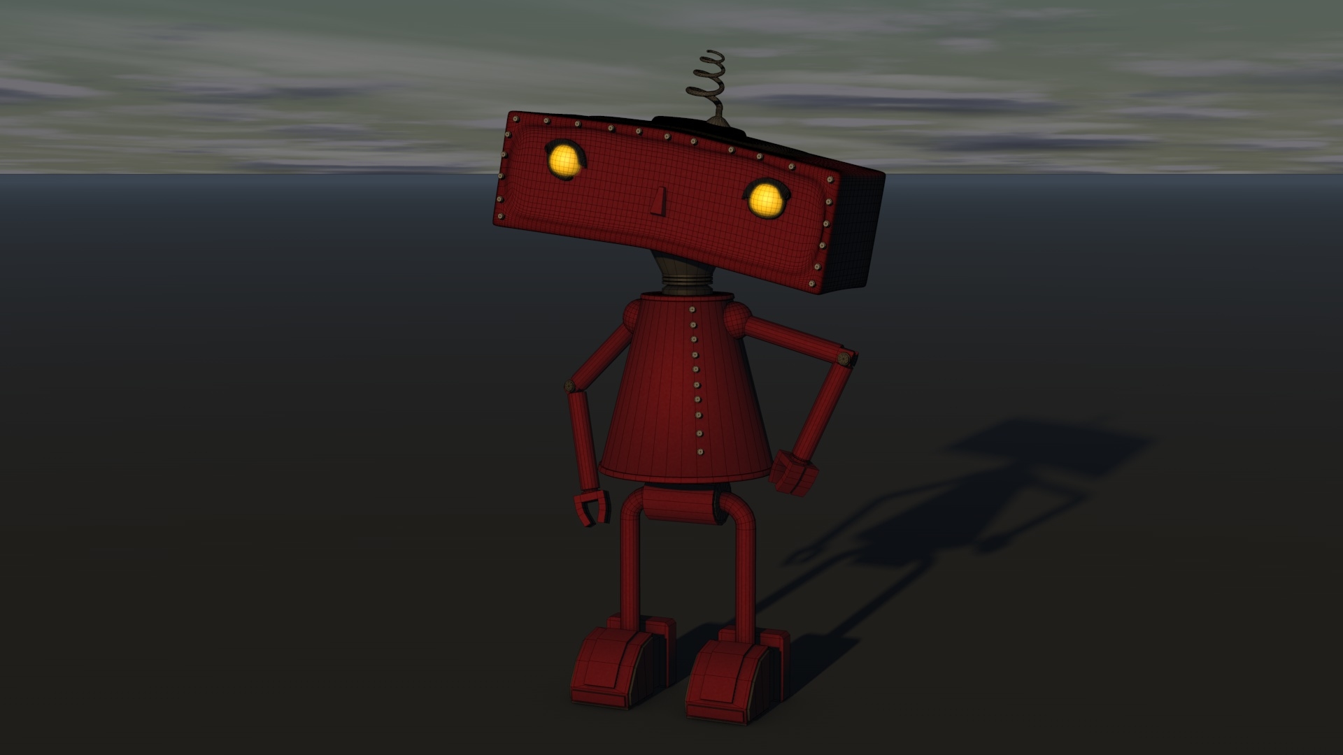 나쁜 로봇 3D 모델 - TurboSquid 1240752