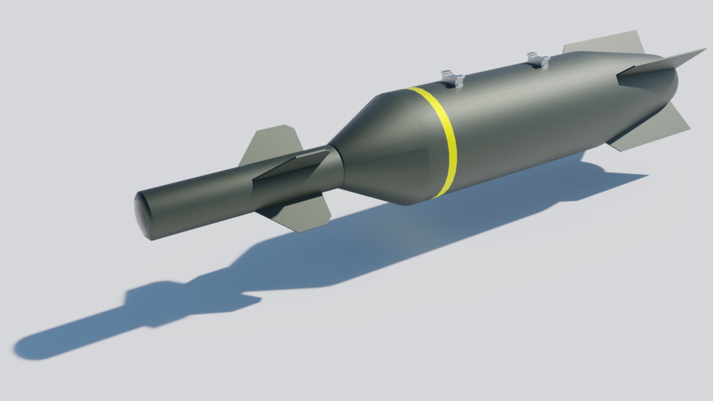 Gbu-27 paveway iii bomb 3D model - TurboSquid 1240835
