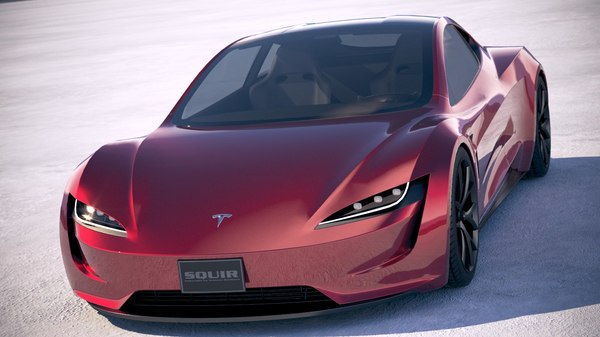 Tesla roadster 2020 model - TurboSquid 1240895