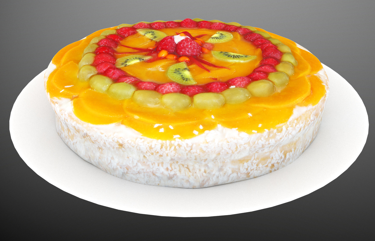 3D fruit cake - TurboSquid 1240987