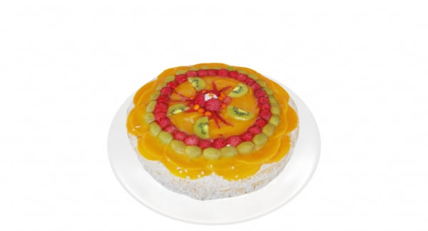 3D fruit cake - TurboSquid 1240987