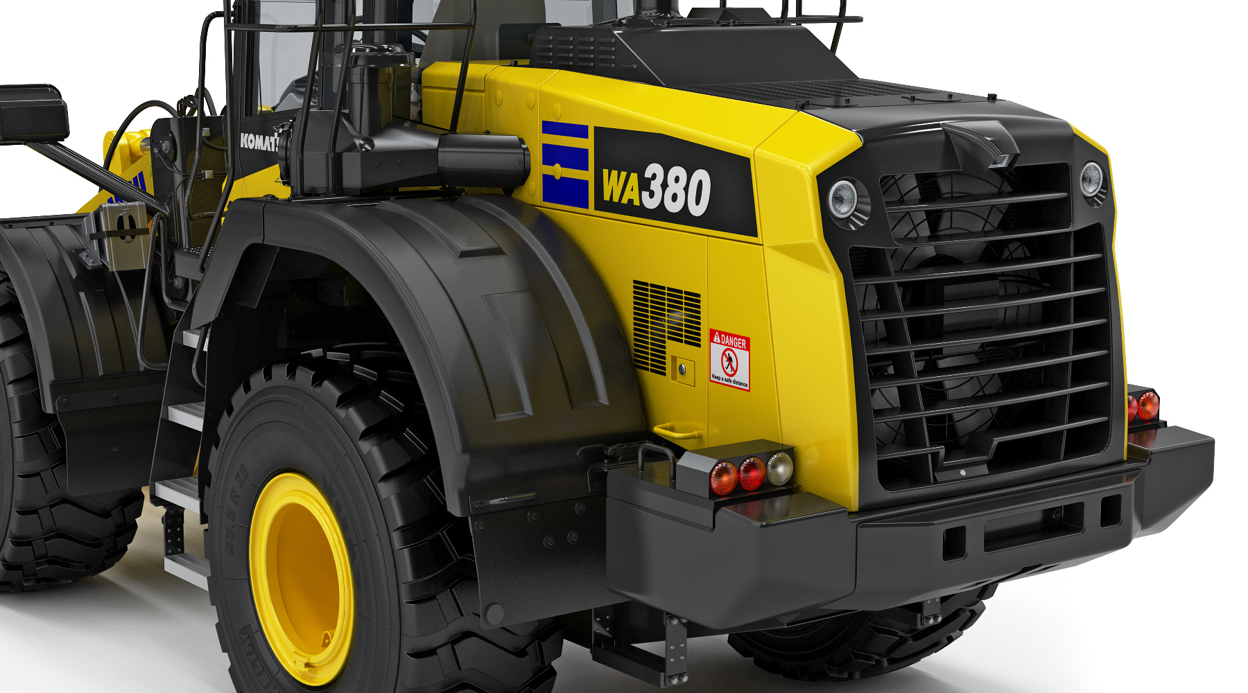 Wheel loader komatsu wa380-8 model - TurboSquid 1241030