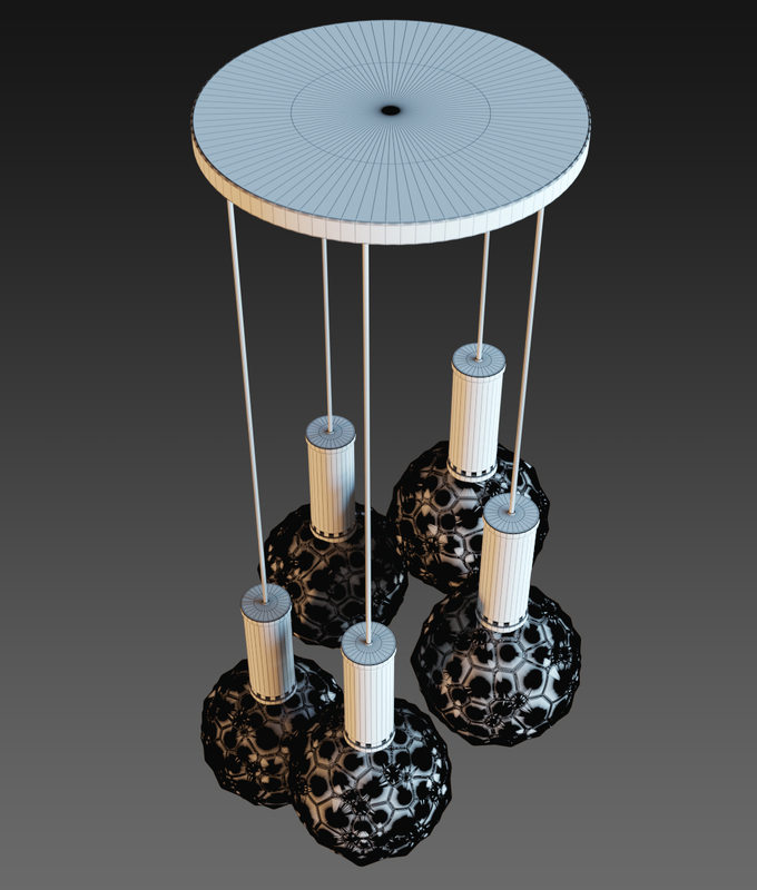 Lighting corona 3D model - TurboSquid 1241038