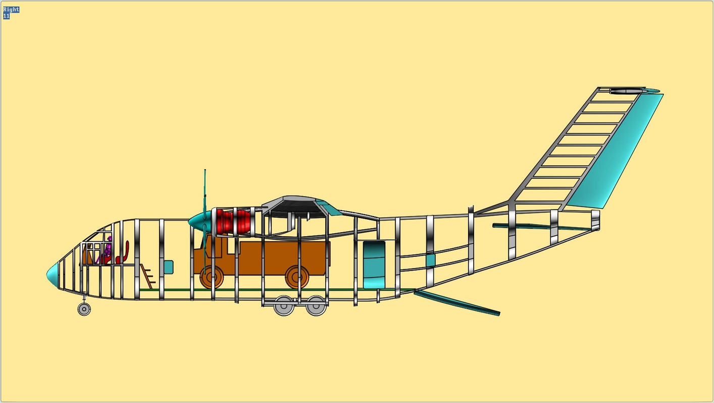 3D interpretation il-112 aircraft solid model - TurboSquid 1241067