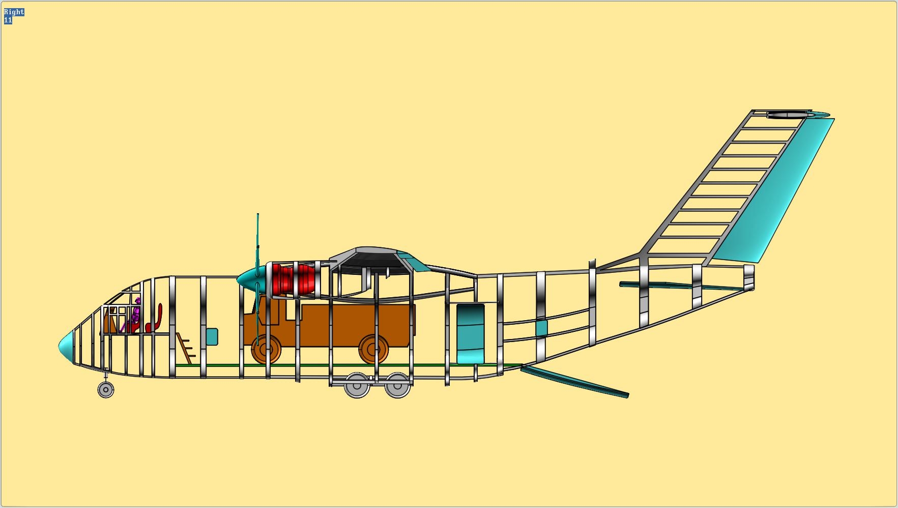 3D interpretation il-112 aircraft solid model - TurboSquid 1241067