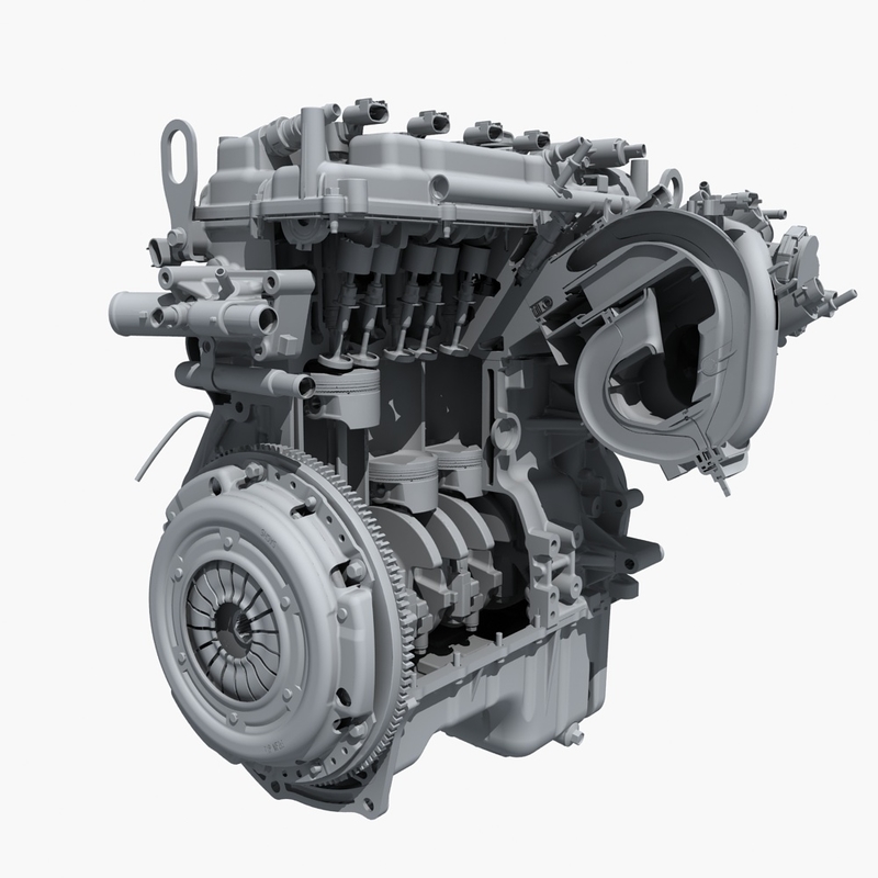 Engine cut model - TurboSquid 1241161