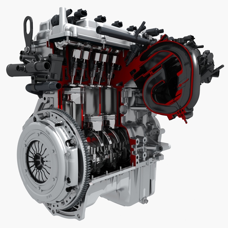 Engine cut model - TurboSquid 1241161