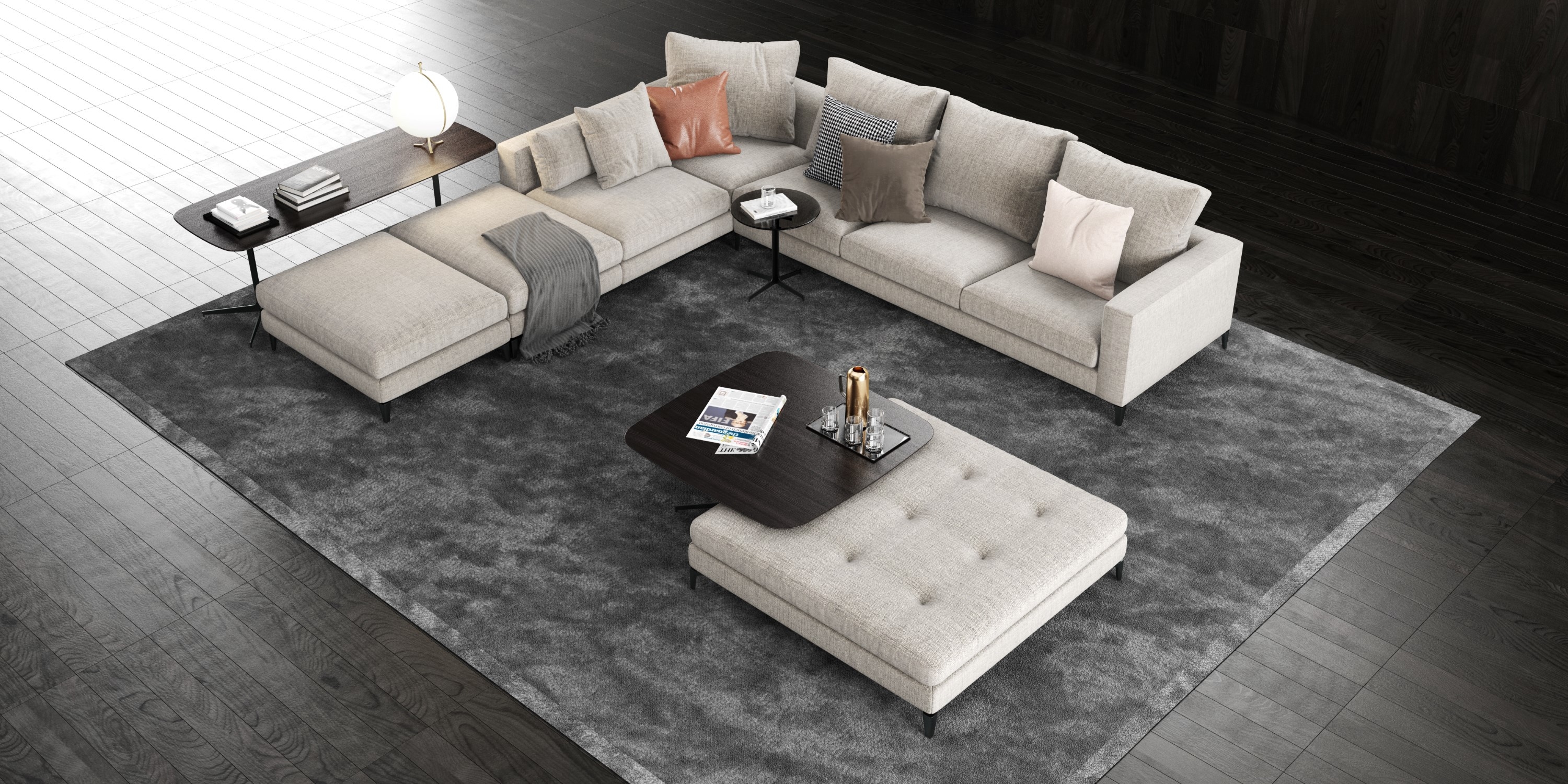 Minotti andersen sofa 3D model - TurboSquid 1241190