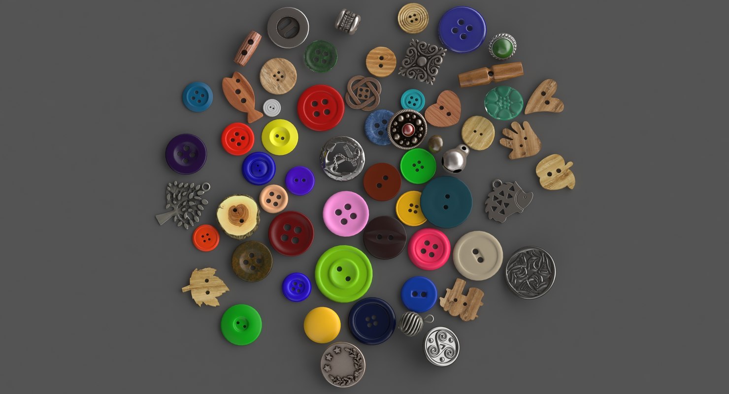 Buttons e 3D model - TurboSquid 1241193