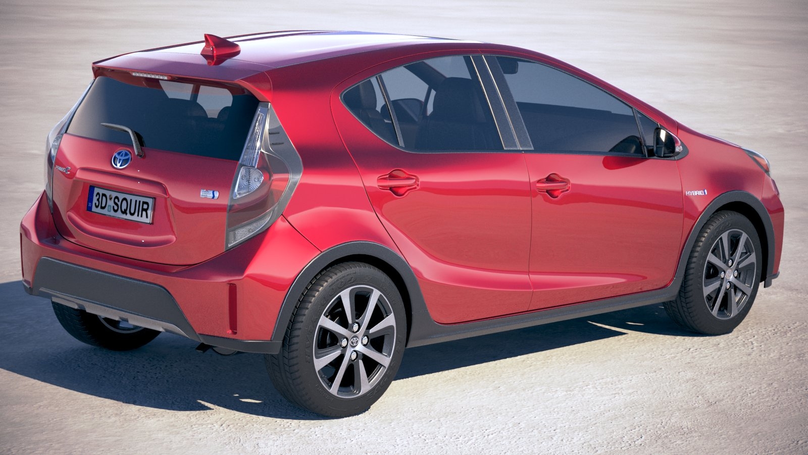 3D toyota prius c model - TurboSquid 1241195