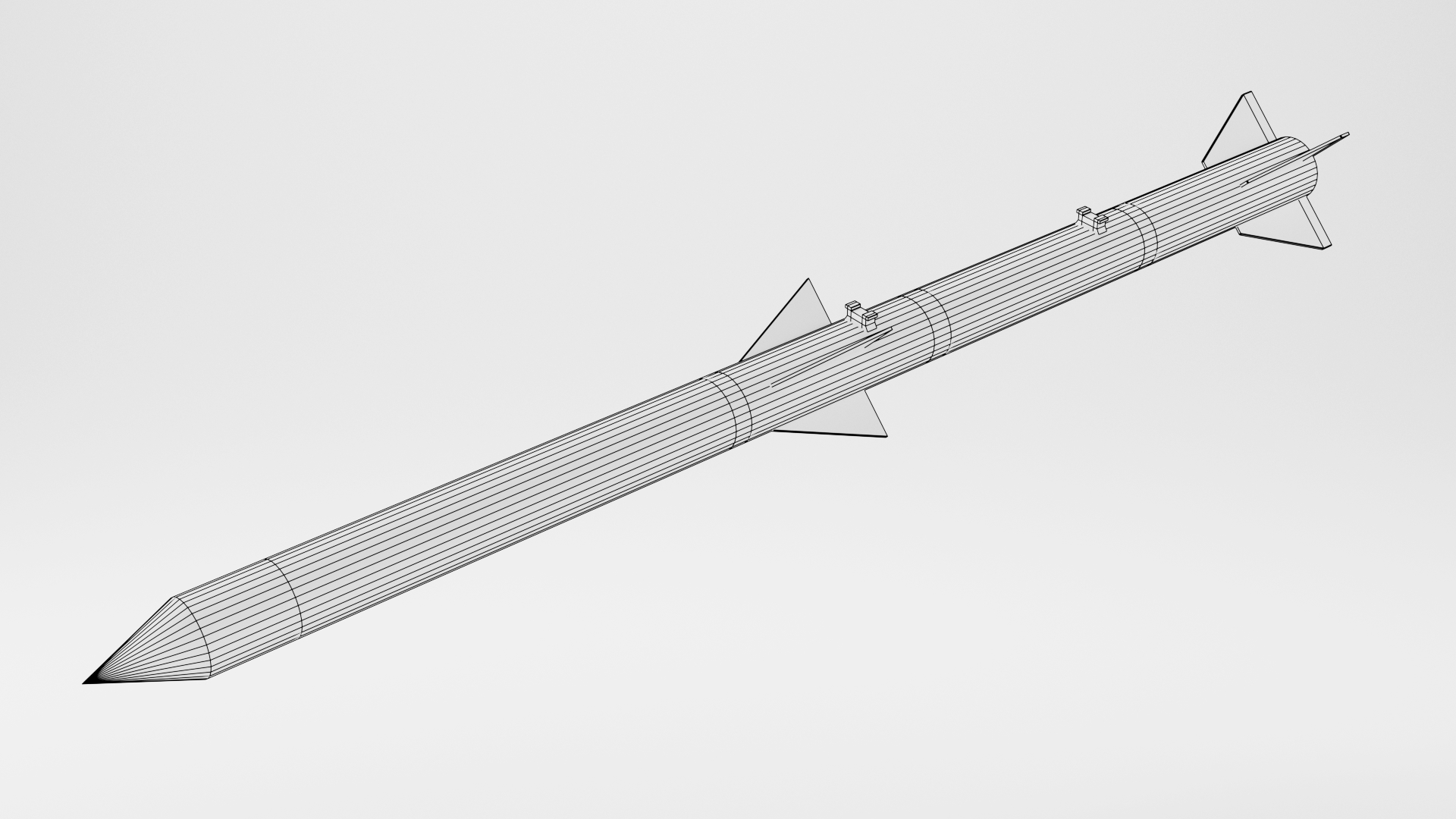 Aim-120 amraam missile 3D model - TurboSquid 1241313