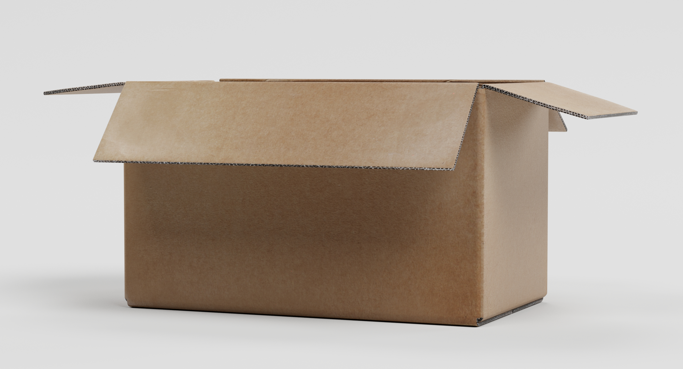 3D cardboard box 1 model - TurboSquid 1241388