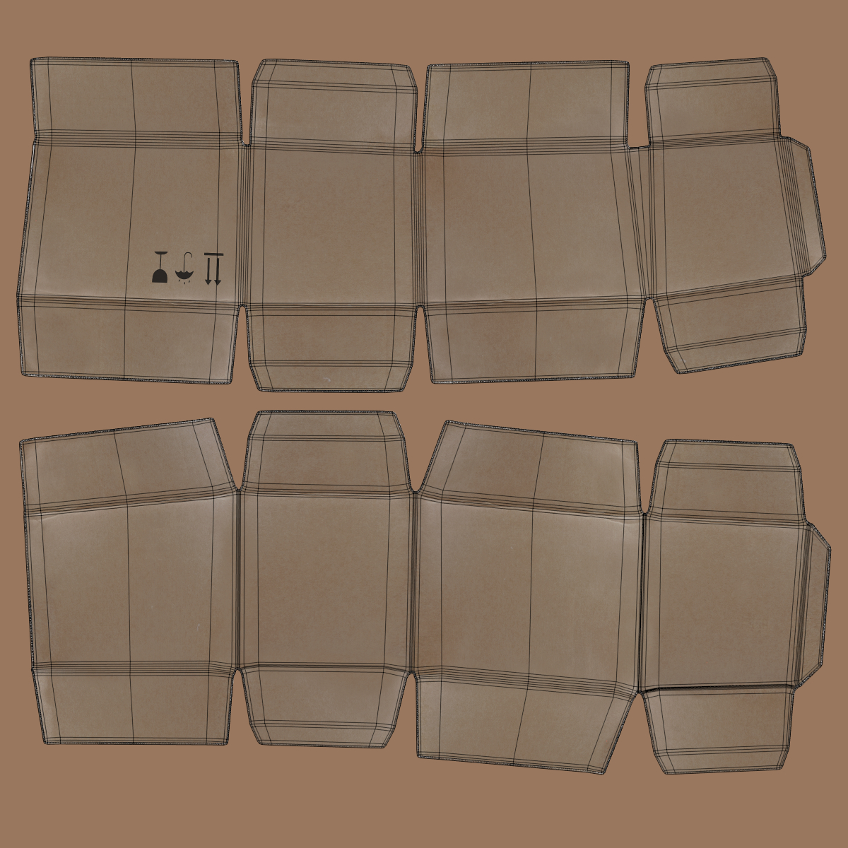 3D cardboard boxes model - TurboSquid 1241402