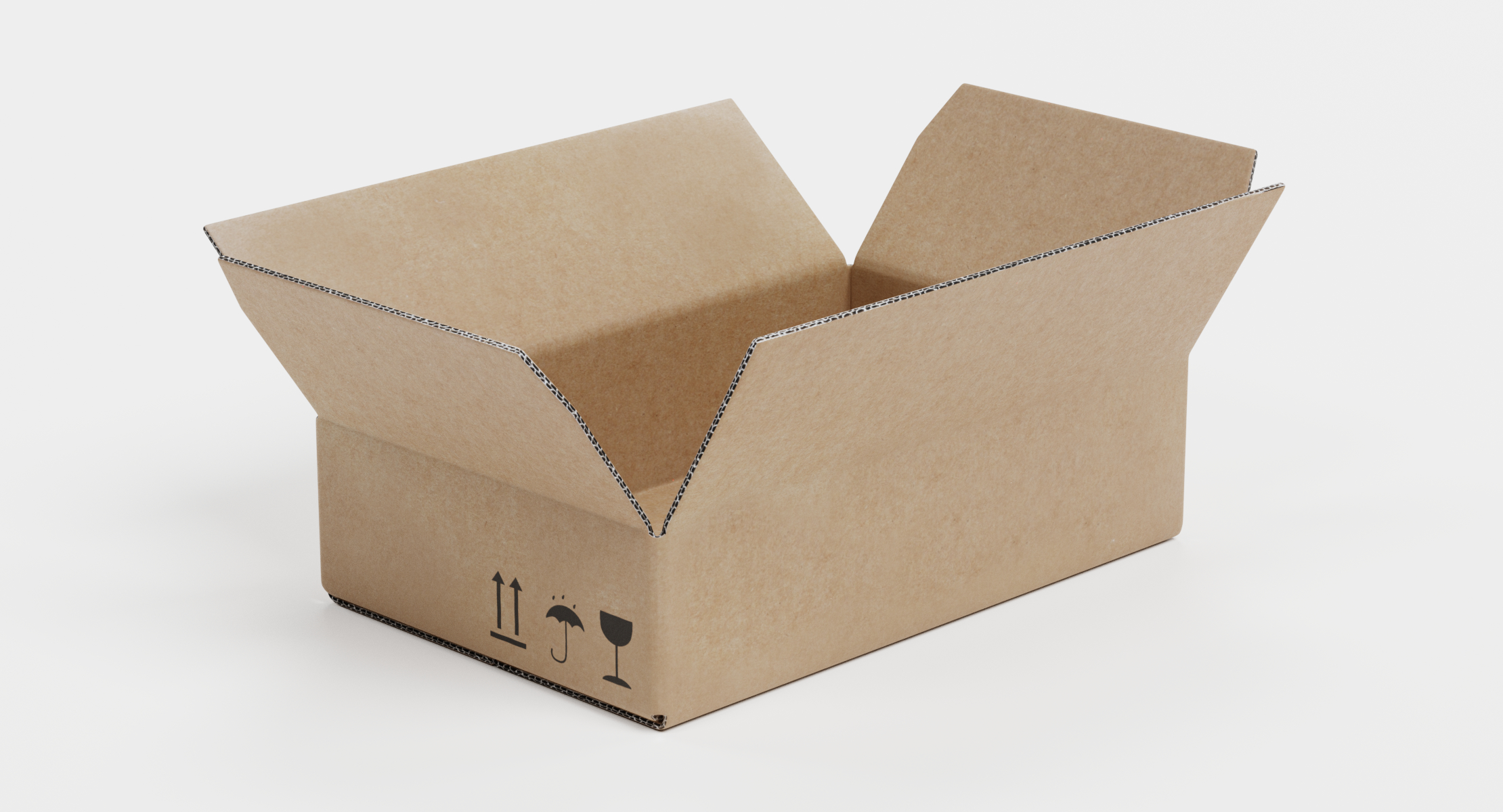 3D cardboard boxes model - TurboSquid 1241402