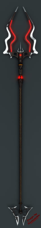 Staff battle mage 3D - TurboSquid 1241446