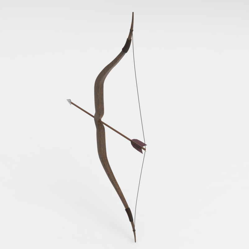 Arch arrow arc 3D model - TurboSquid 1241474