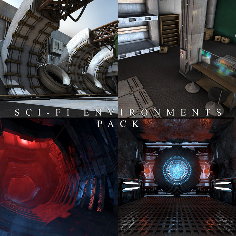 Science fiction environment 3D model - TurboSquid 1241510