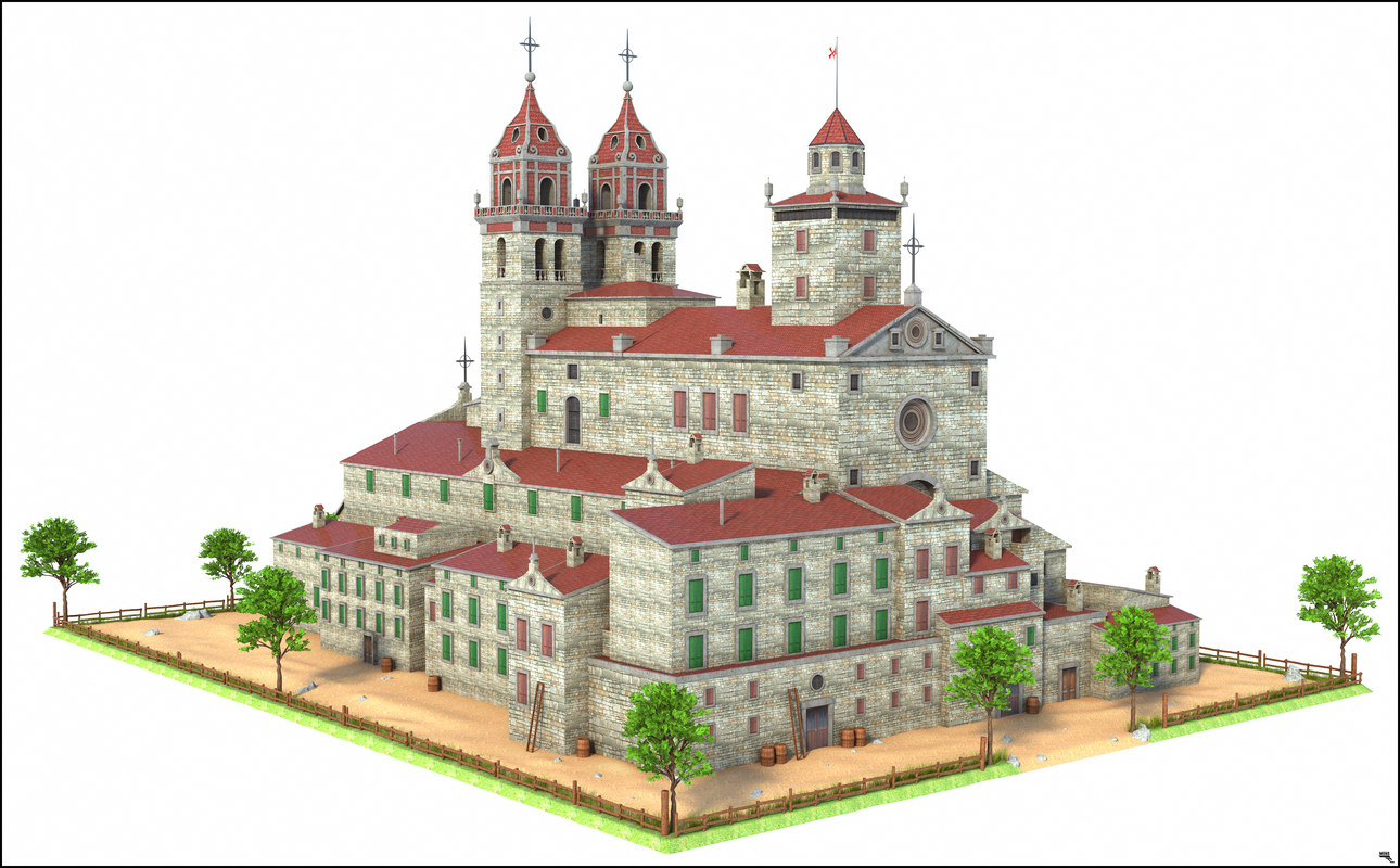 Historic building 3D model - TurboSquid 1241581