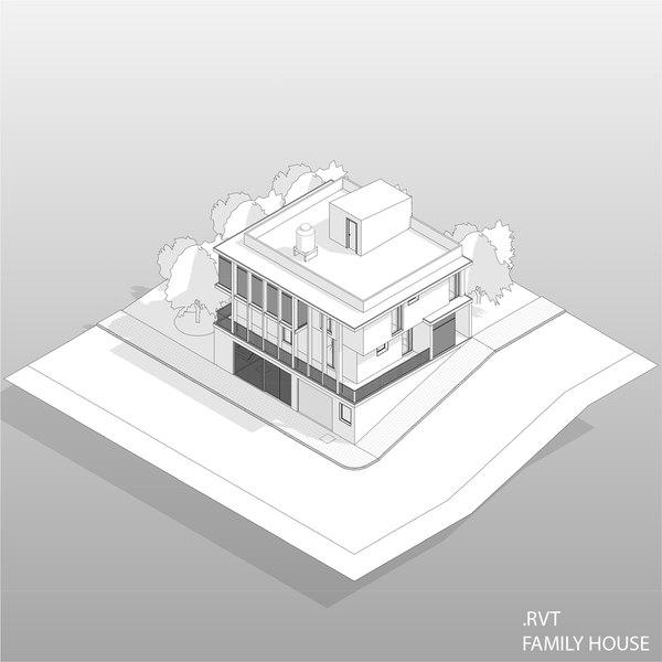 Revit house 3D model - TurboSquid 1241611