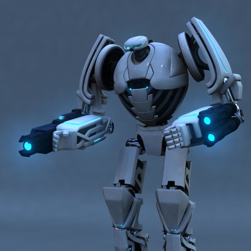 Robots rigged 3D model - TurboSquid 1241651