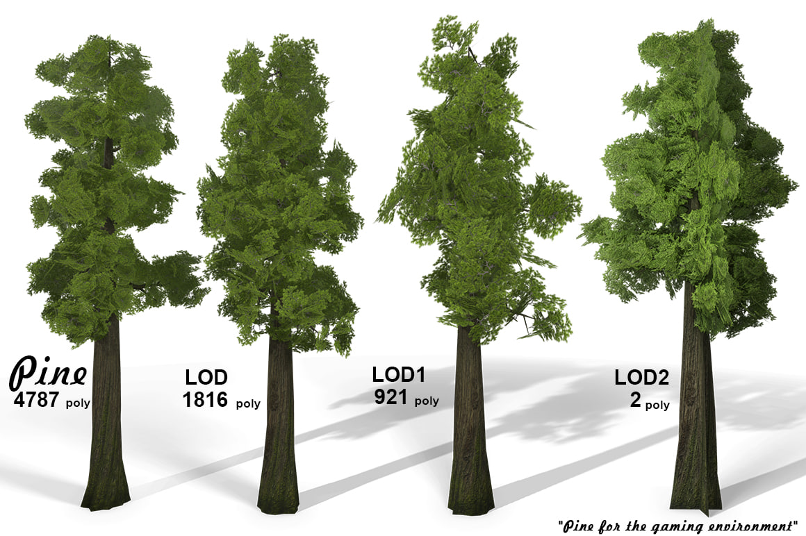 3D model pine tree - TurboSquid 1241690