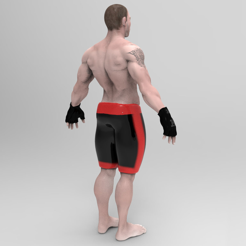 3D ufc fighting - TurboSquid 1241717