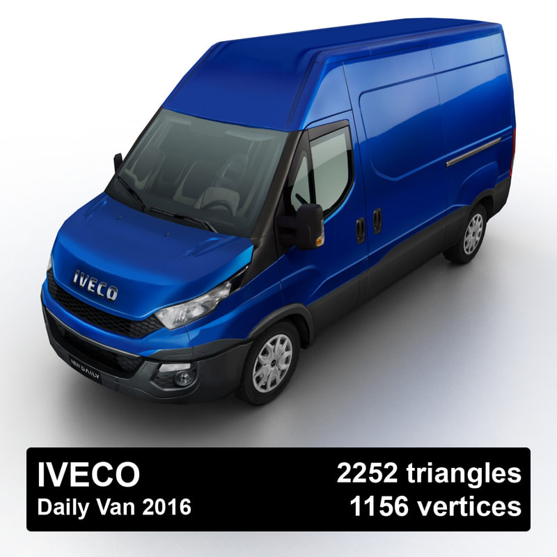 2016 iveco daily van model - TurboSquid 1241917