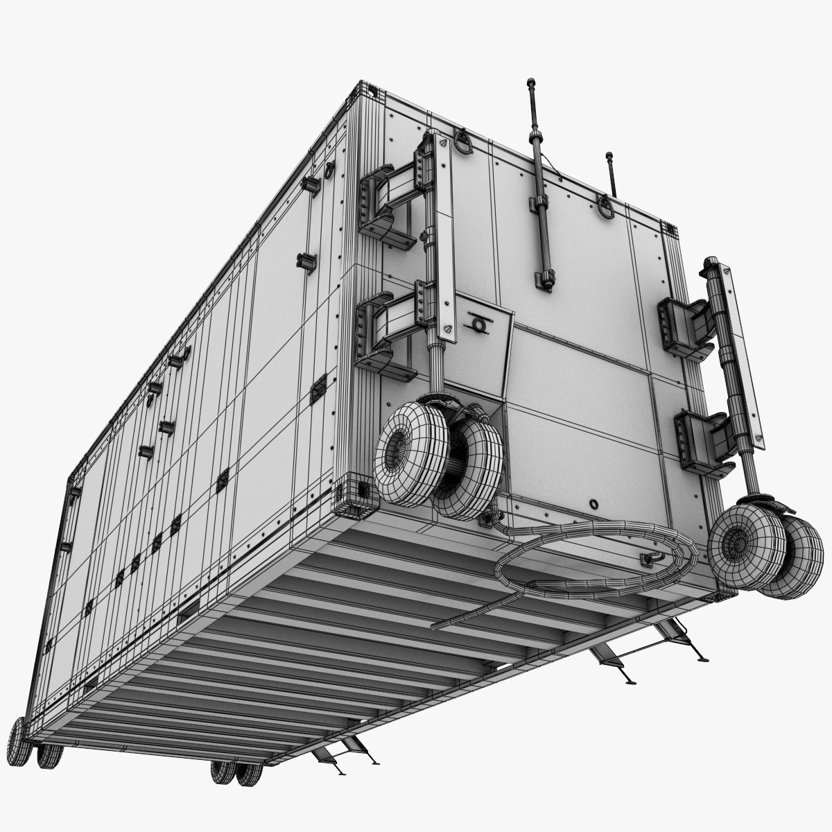 Military containers 3D model - TurboSquid 1241943