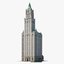 Realistic woolworth building model - TurboSquid 1242300