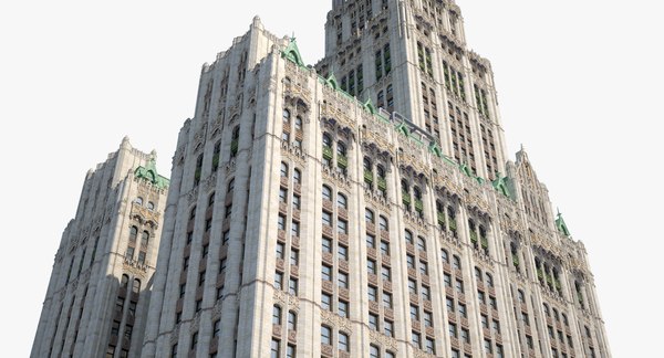 Realistic woolworth building model - TurboSquid 1242300