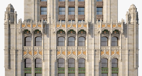 Realistic woolworth building model - TurboSquid 1242300